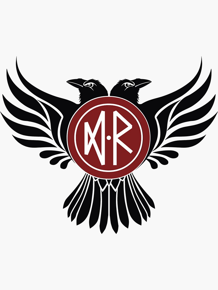 "Raven crest" Sticker for Sale by ravenfightwear | Redbubble