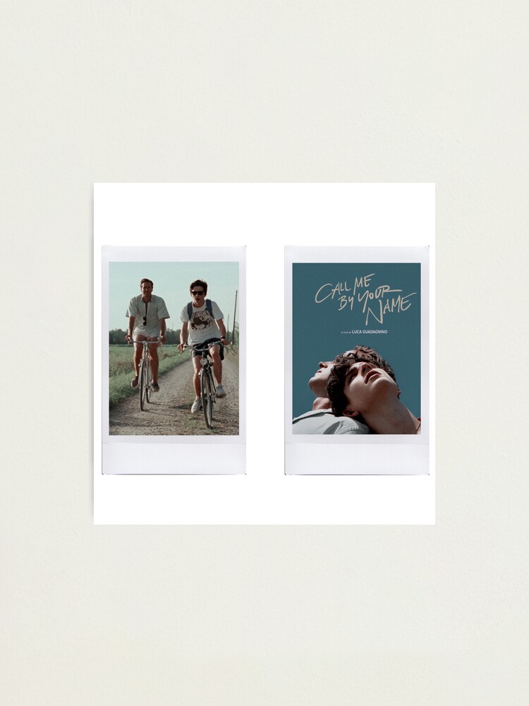 "Timothée Chalamet polaroid cmbyn stickers/posters" Photographic Print ...