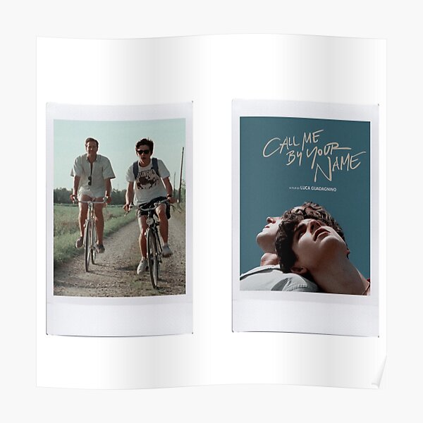 "Timothée Chalamet polaroid cmbyn stickers/posters" Poster by ...