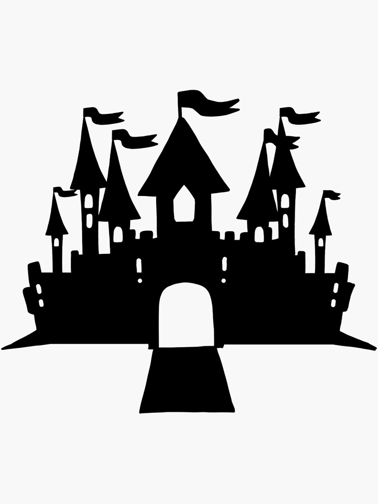 "knight's castle" Sticker for Sale by Seb-Sk93 | Redbubble