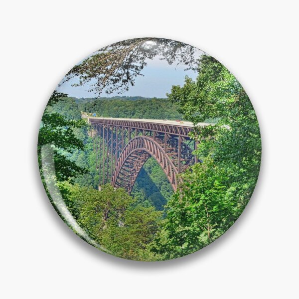 "A Nature Framed View Of New River Gorge Bridge West Virginia" Pin for ...