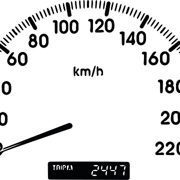 "Speedometer - Speed meter" Sticker for Sale by Nikodrys | Redbubble
