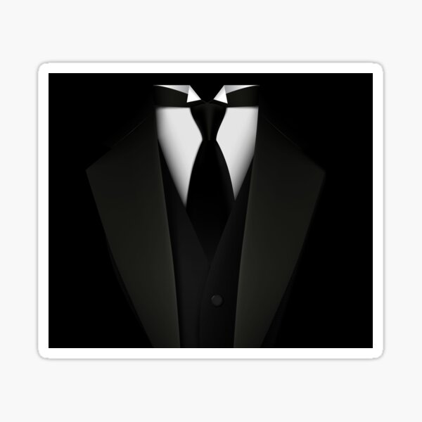 "Men's Tuxedo Suit " Sticker by CroDesign | Redbubble