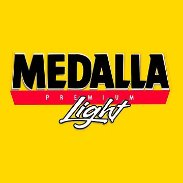 "Medalla Light " Sticker for Sale by tropicalrizos | Redbubble