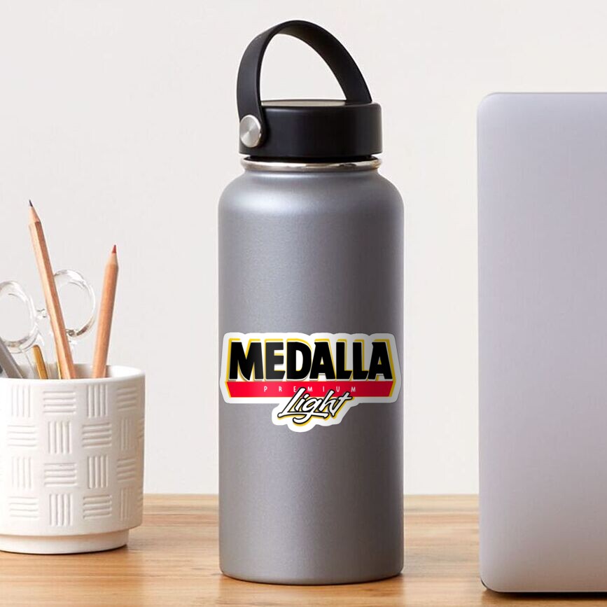 "Medalla Light " Sticker for Sale by tropicalrizos | Redbubble