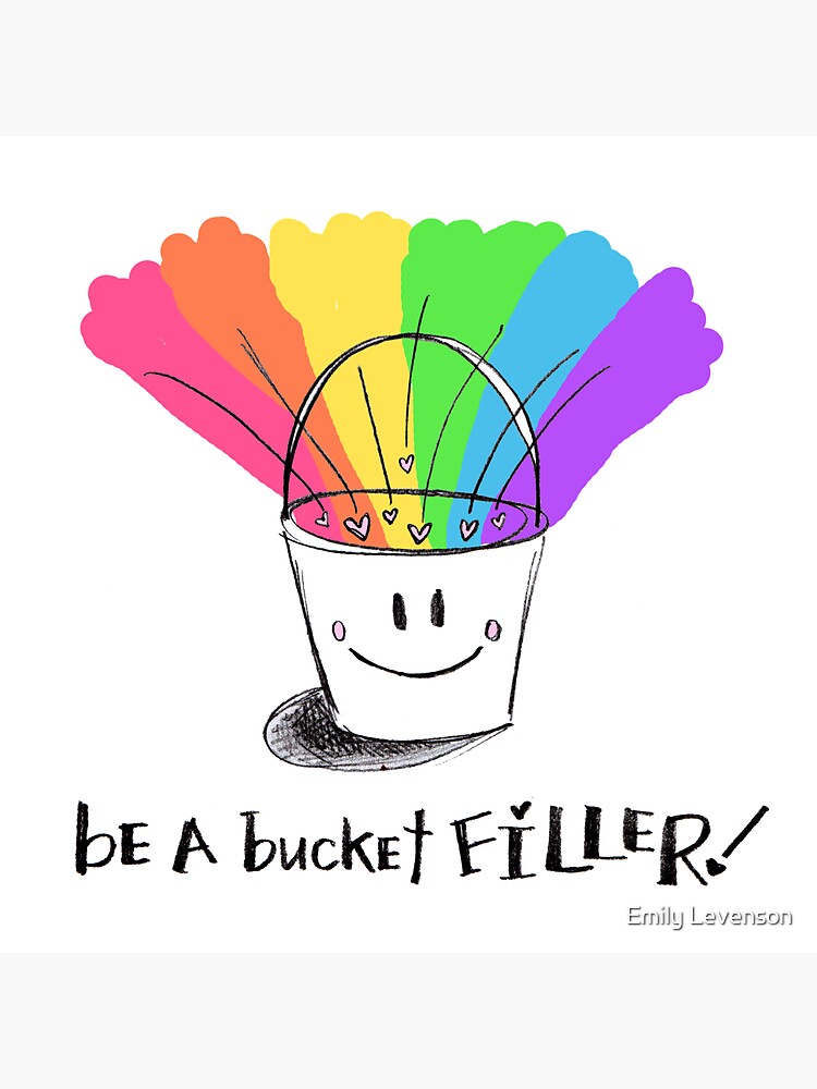 "Be A Bucket Filler" Sticker for Sale by emlevenson | Redbubble