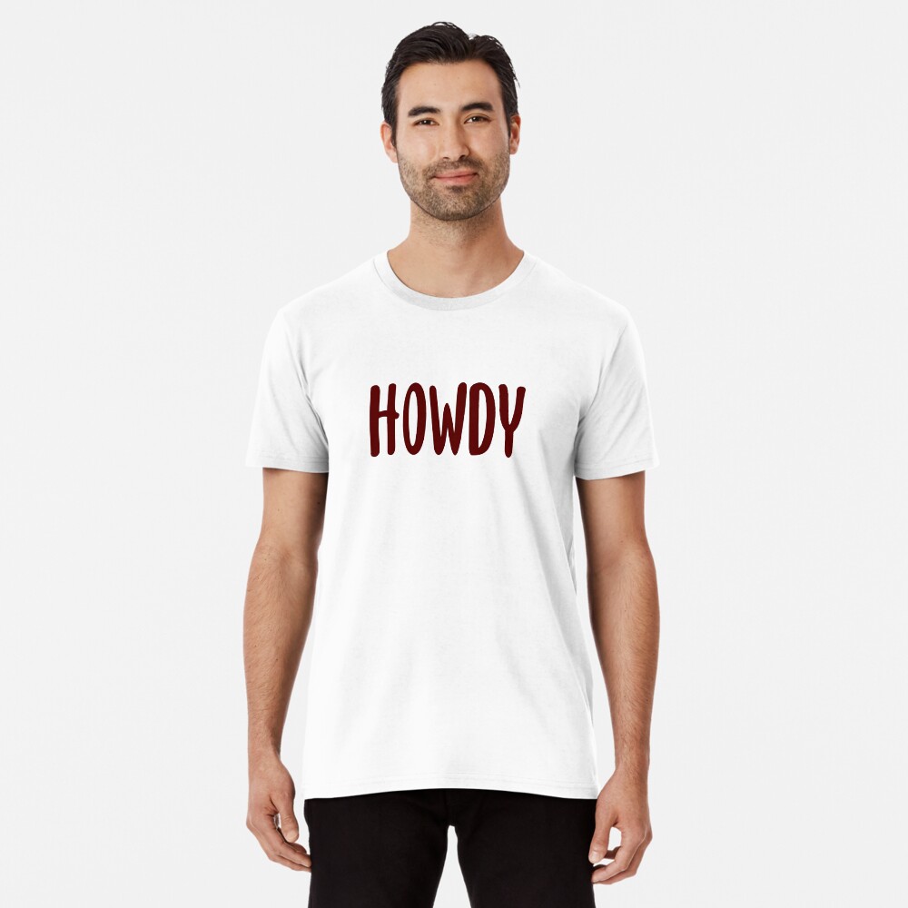 "Howdy" Sticker for Sale by snwalter2001 | Redbubble