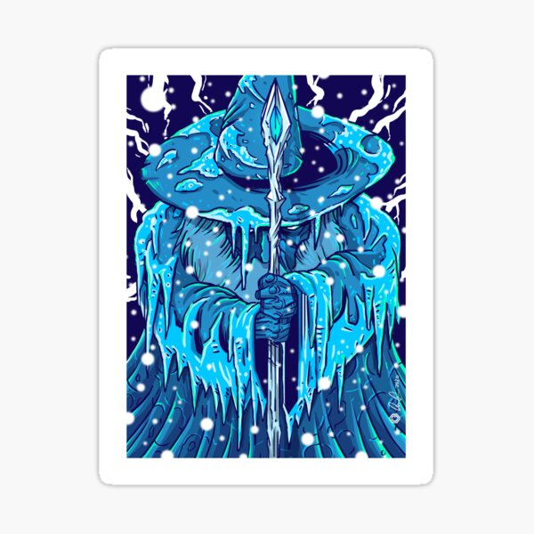 Winter Warlock Stickers | Redbubble