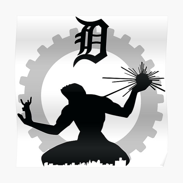 "Spirit of Detroit" Poster for Sale by Korben-Dallas | Redbubble