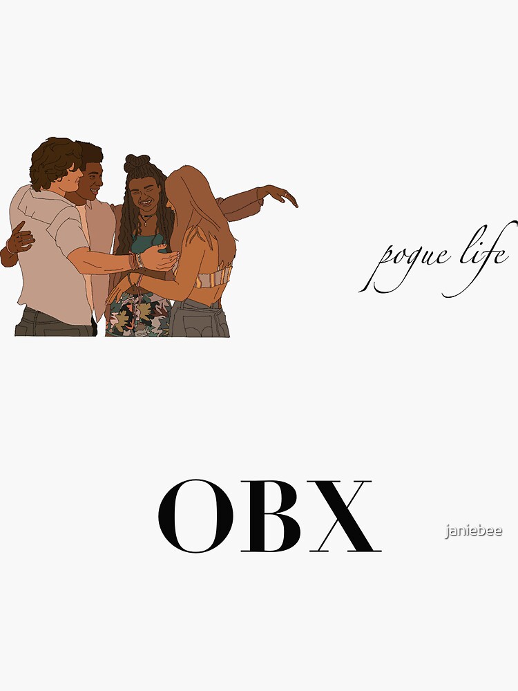 "OBX Stickers " Sticker by janiebee | Redbubble