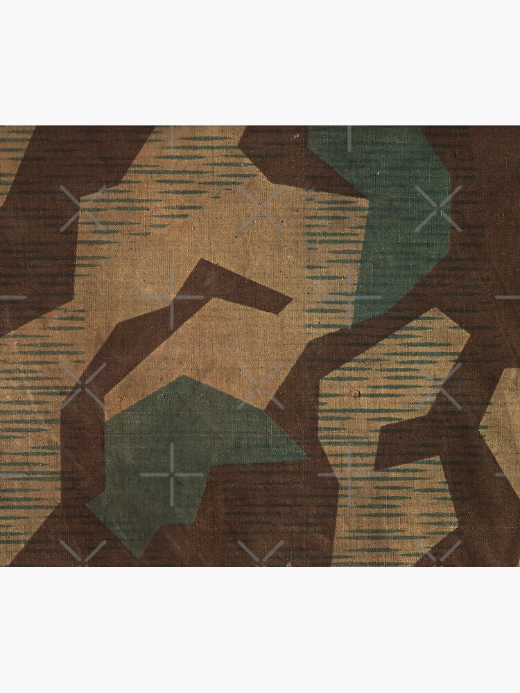 "Splintertarn German ww2 camouflage (Version 2) " Throw Blanket for ...