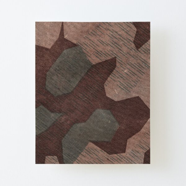 "Splintertarn German ww2 camouflage (Version 1) " Mounted Print for ...