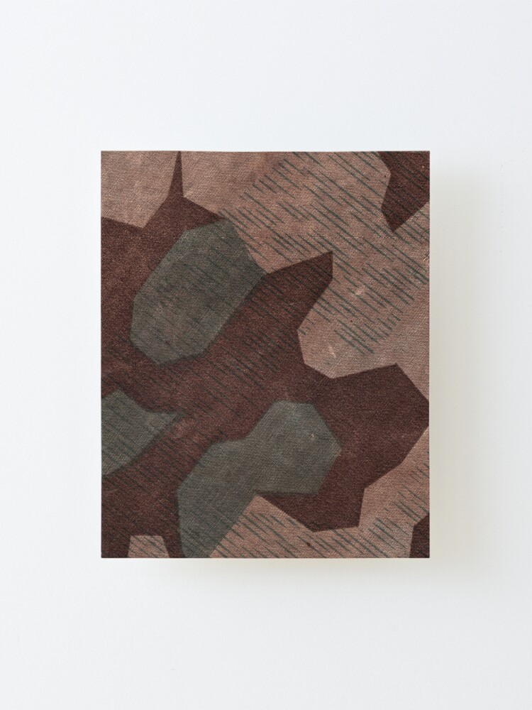"Splintertarn German ww2 camouflage (Version 1) " Mounted Print for ...
