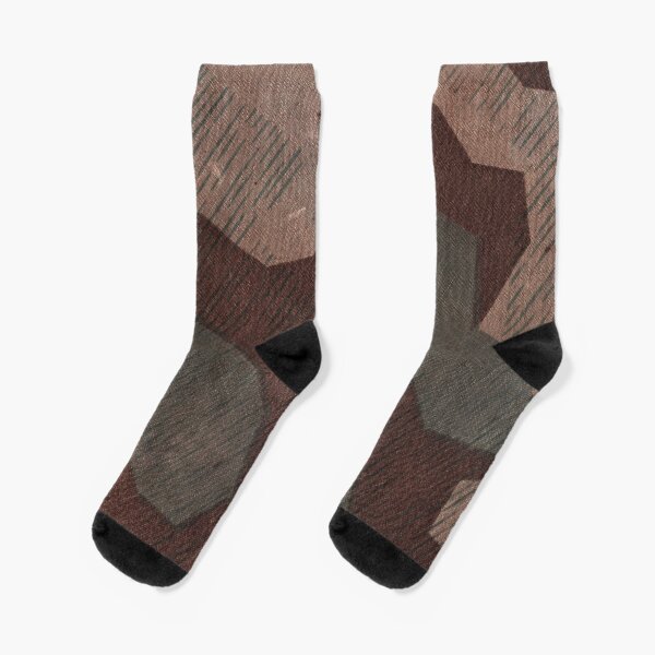"Splintertarn German ww2 camouflage (Version 1) " Socks by Laskutinova ...