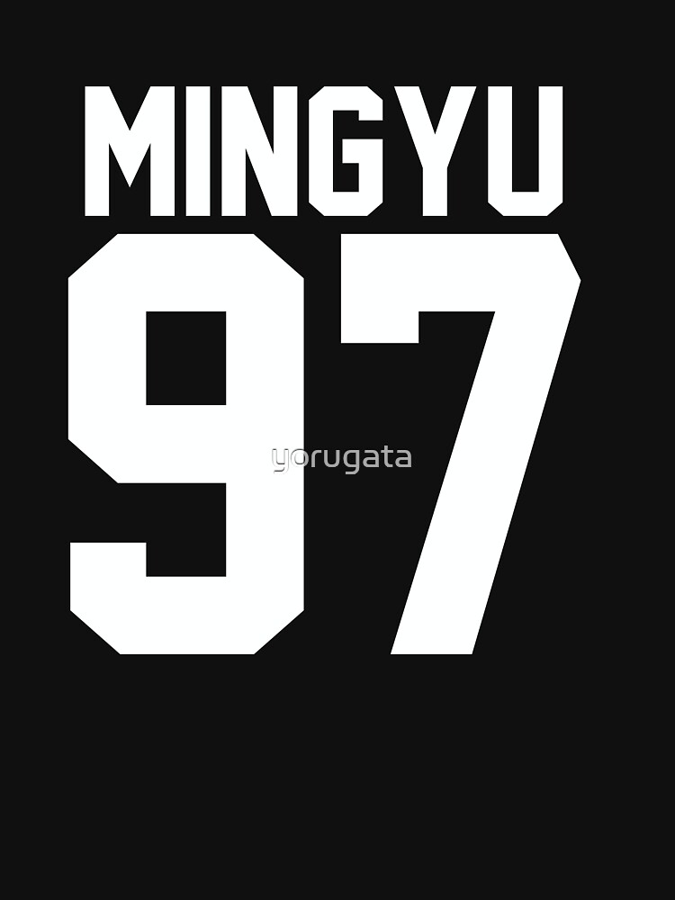 "SEVENTEEN: MINGYU JERSEY" T-shirt for Sale by yorugata | Redbubble ...