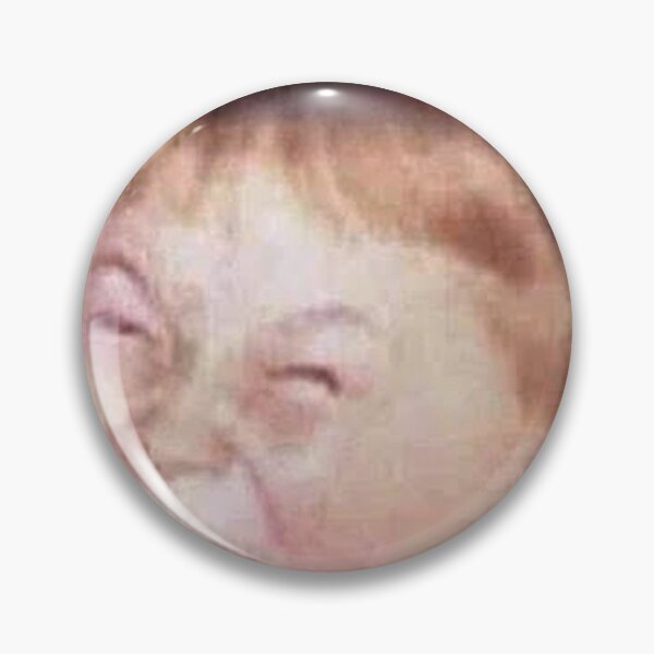 "Little Kid Redhead Fat Laughing Mocking Funny Meme Face" Pin for Sale ...