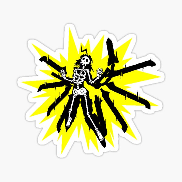 "Nu-13 electrocution sticker." Sticker for Sale by 8III8 | Redbubble