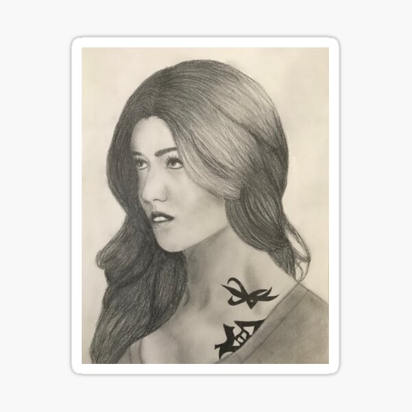 "Shadowhunters Drawing" Sticker for Sale by Calipillar | Redbubble