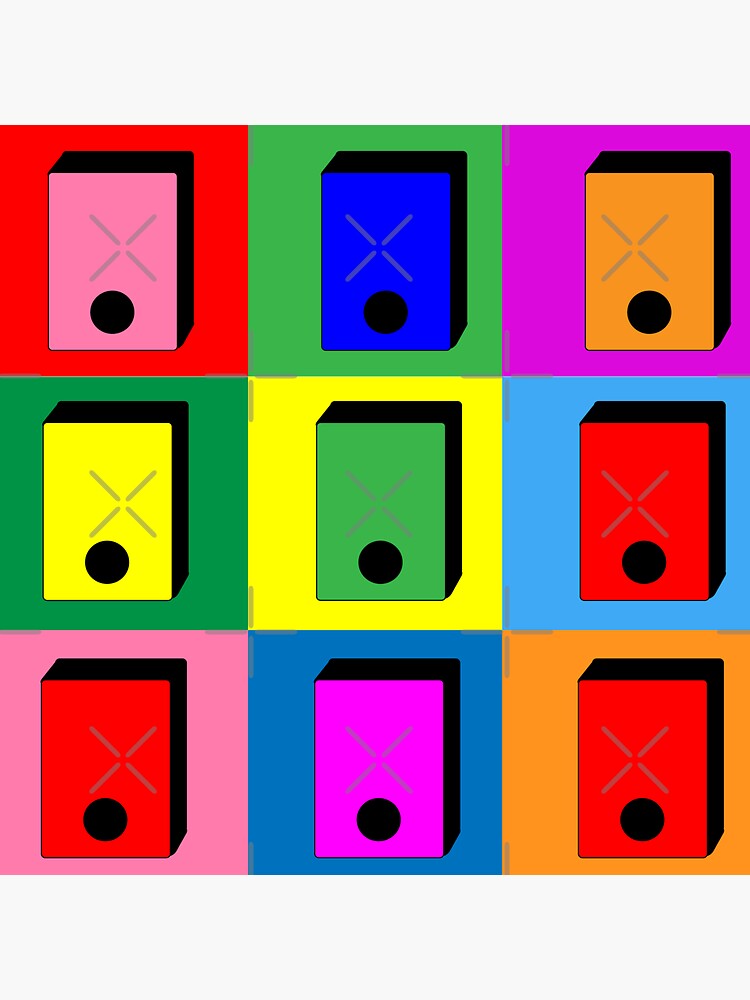 "Pop Art Cajón " Sticker for Sale by tocarpercusion | Redbubble