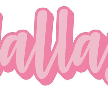 "Pink Dallas" Sticker for Sale by cattyhauck | Redbubble