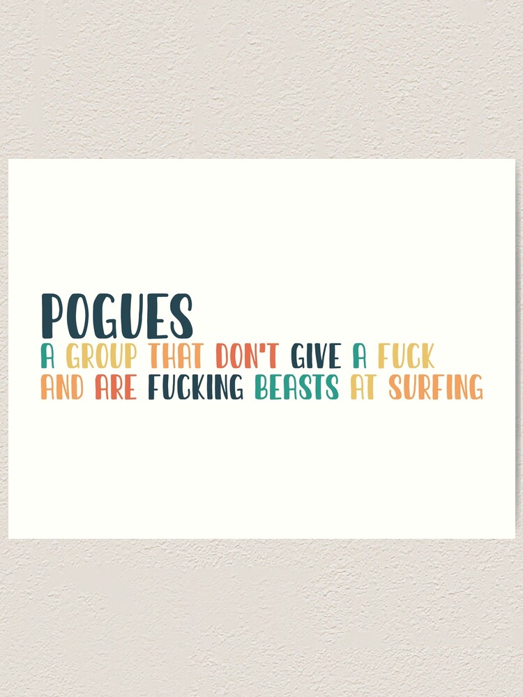 "Pouge Definition - Outer Banks" Art Print for Sale by vickys-life ...