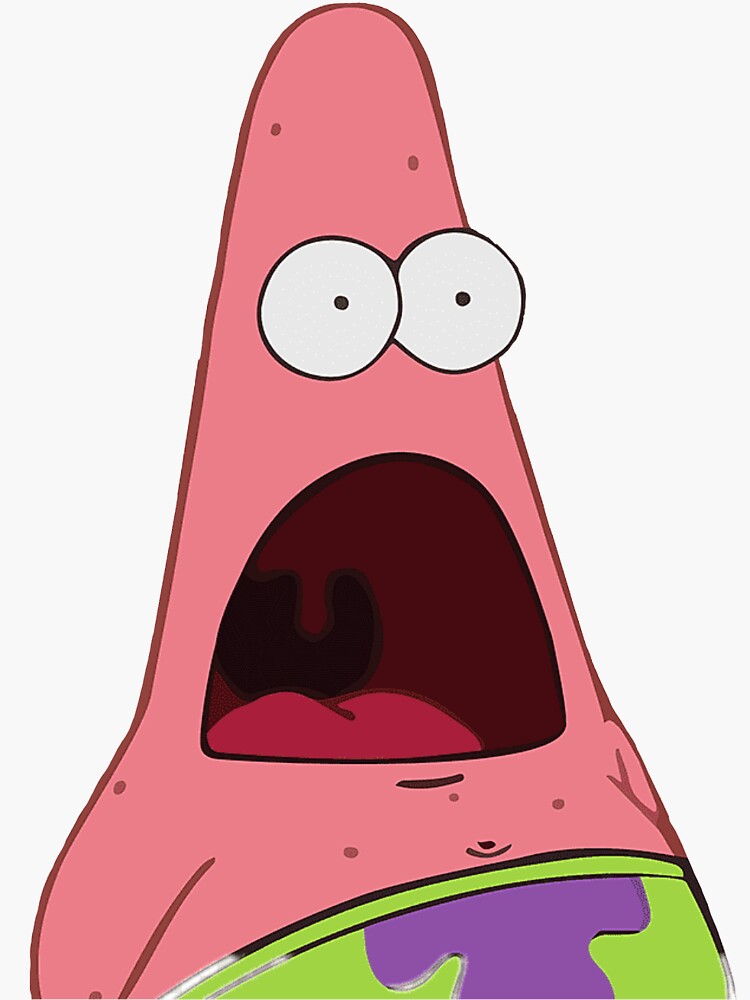 "patrick star" Sticker by Mashed-potatoes | Redbubble