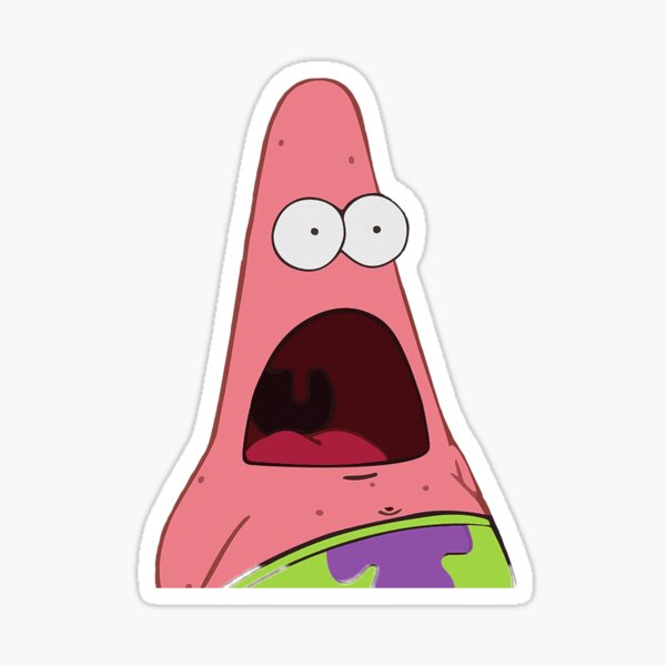 "patrick star" Sticker by Mashed-potatoes | Redbubble