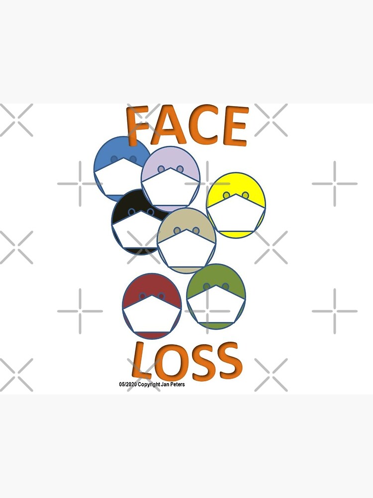 "COVID-19 Face Loss - FACE LESS" Poster by JanP82 | Redbubble