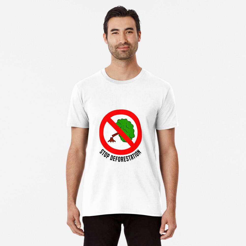 "Stop Deforestation II" Sticker by fourretout | Redbubble