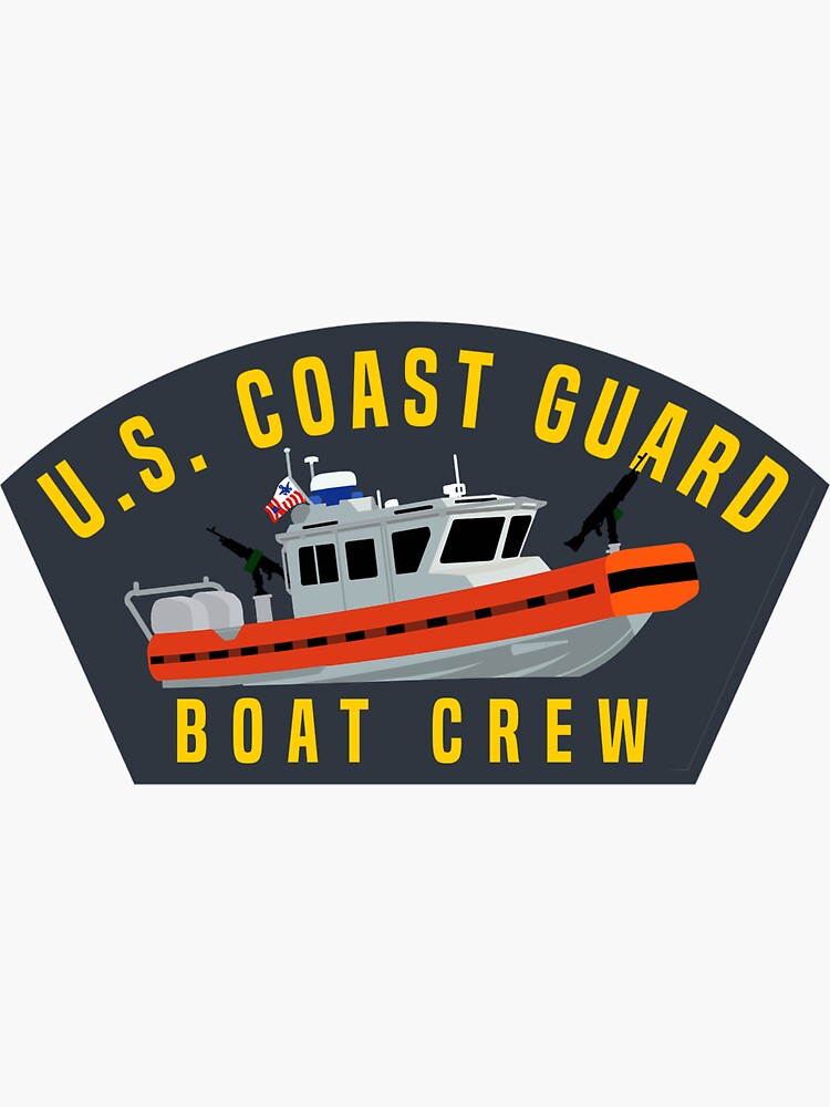 "Cover Art Series - Coast Guard 25 RB-S Boat Crew" Sticker for Sale by ...