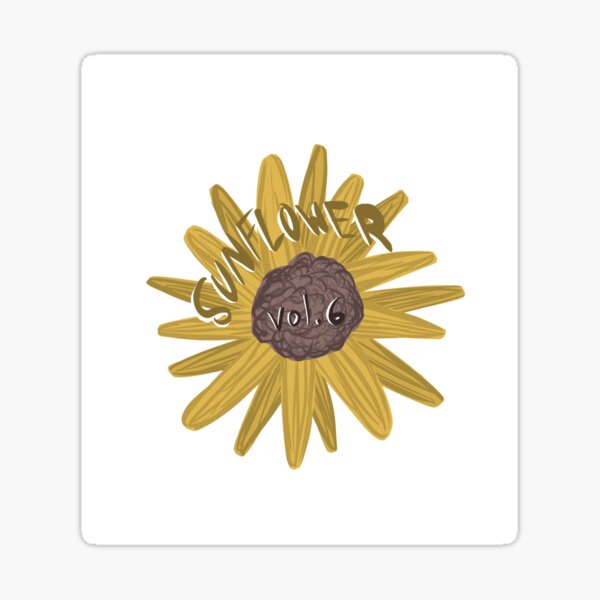 "Sunflower, Vol.6 Fine Line Inspired Harry Styles Sticker" Sticker by ...