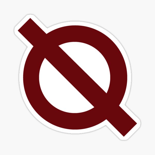 "Slashed zero" Sticker for Sale by FoxsJob | Redbubble