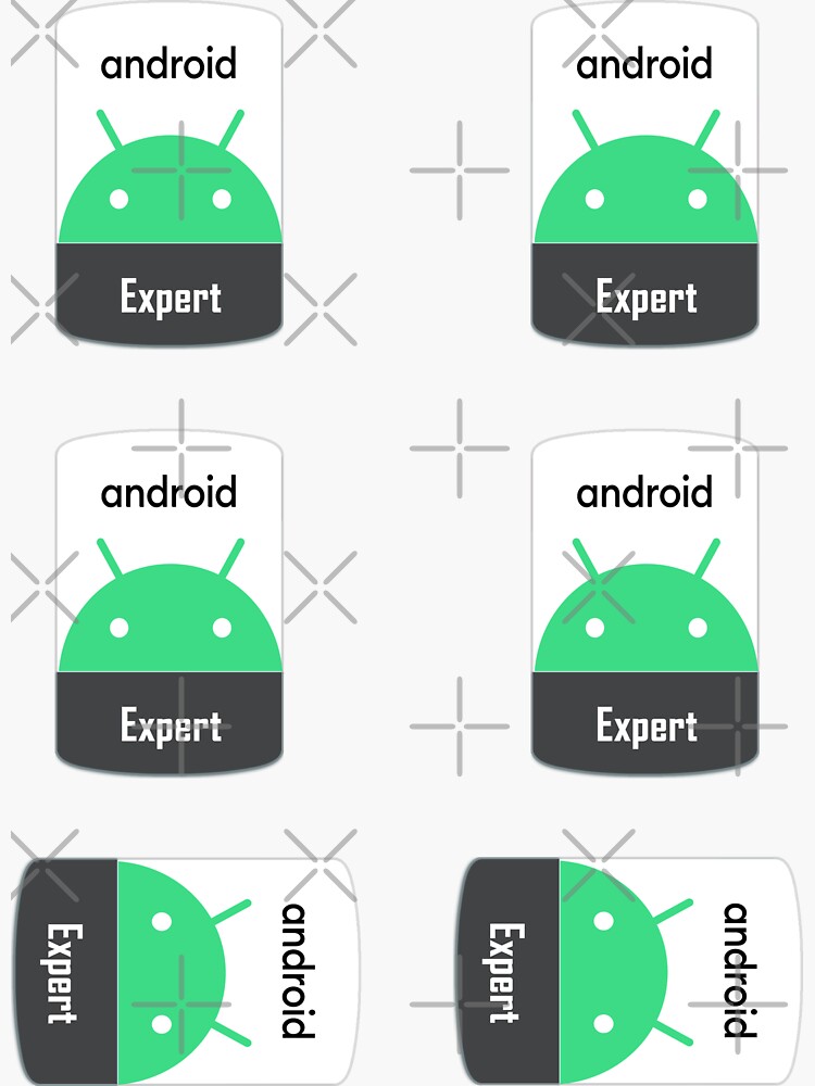 "Android Badge" Sticker by leesander | Redbubble