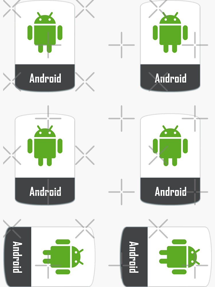 "Android Badge" Sticker by leesander | Redbubble
