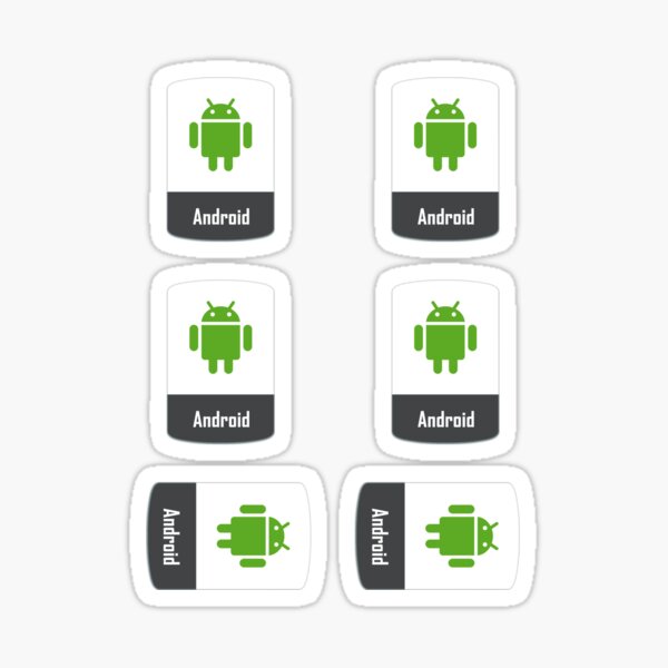"Android Badge" Sticker by leesander | Redbubble