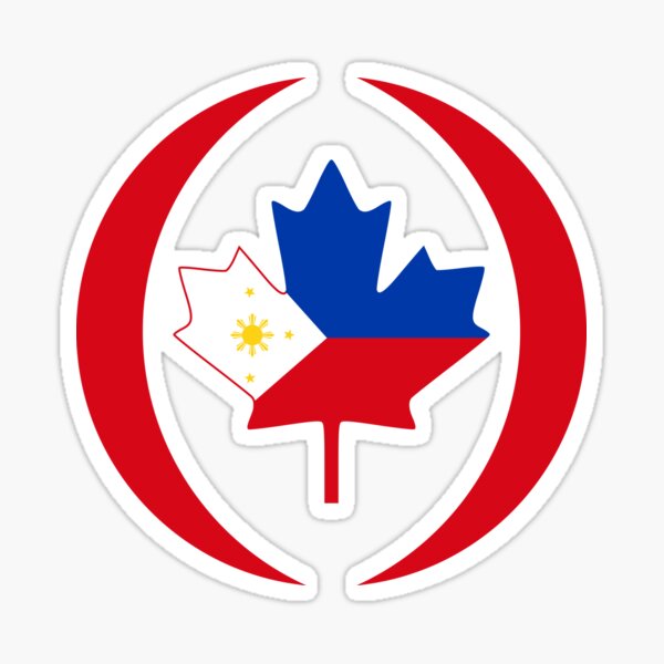 "Filipino Canadian Multinational Patriot Flag Series" Sticker for Sale ...