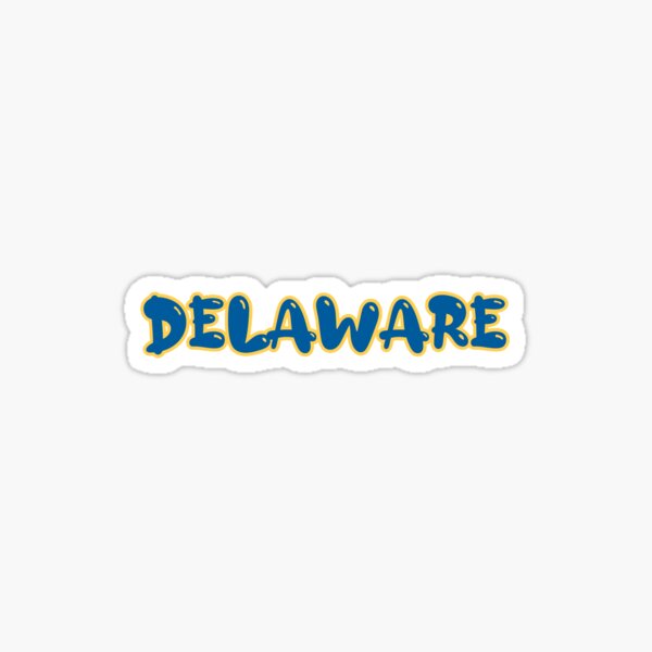 "Delaware " Sticker by sticcity | Redbubble