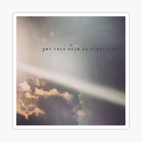 "Breathing" Sticker by MariaW2112 | Redbubble