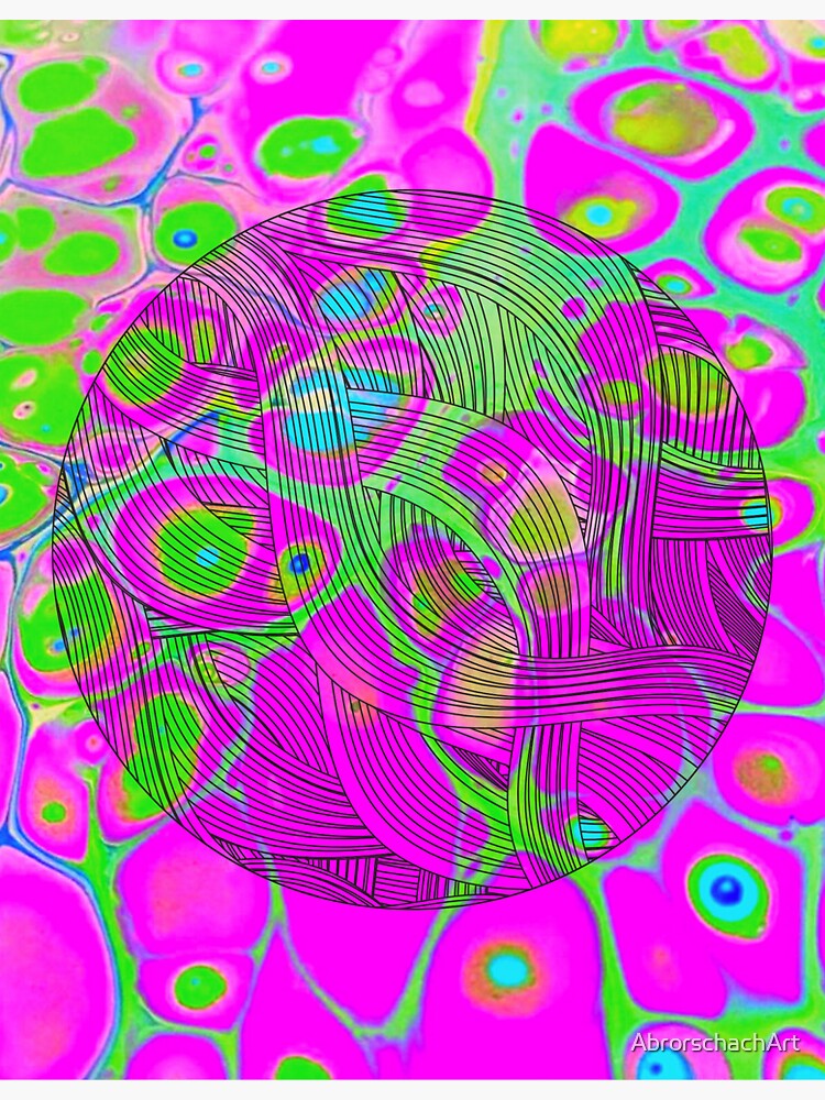 "Fluid Ball" Sticker by AbrorschachArt | Redbubble