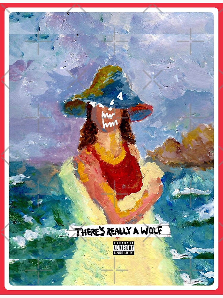 "Russ There’s Really A Wolf " Sticker for Sale by alejandra0234 | Redbubble