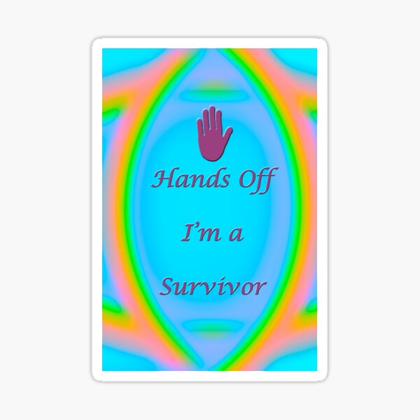 "Hands Off" Sticker for Sale by jwwallace | Redbubble