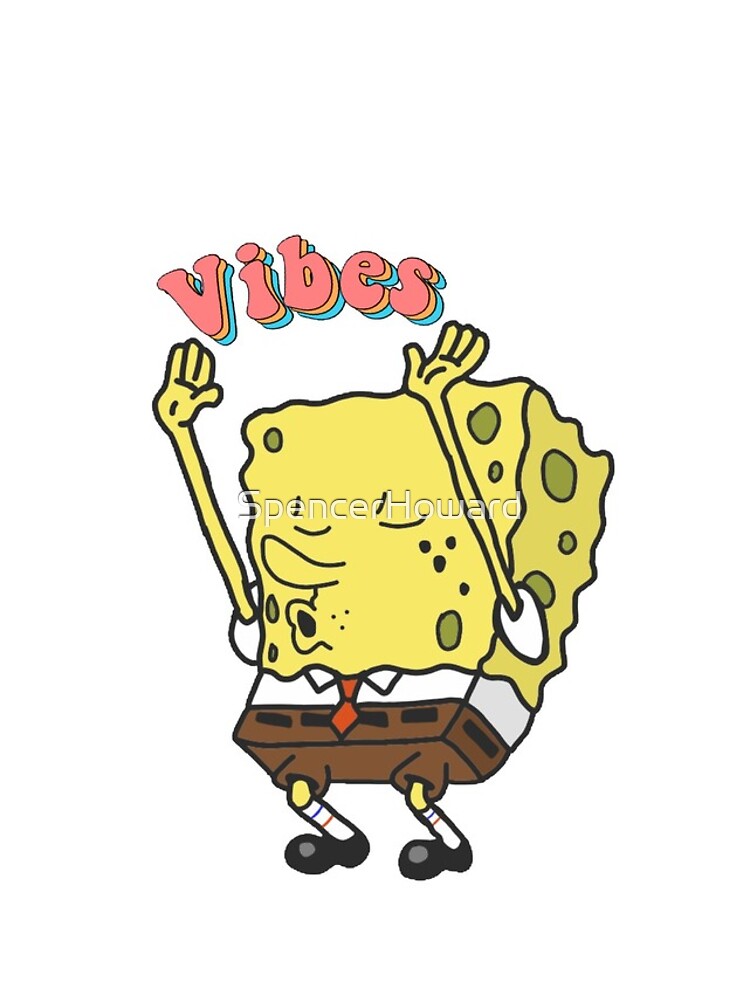 "Spongebob Vibes Graphic " iPhone Case for Sale by SpencerHoward ...