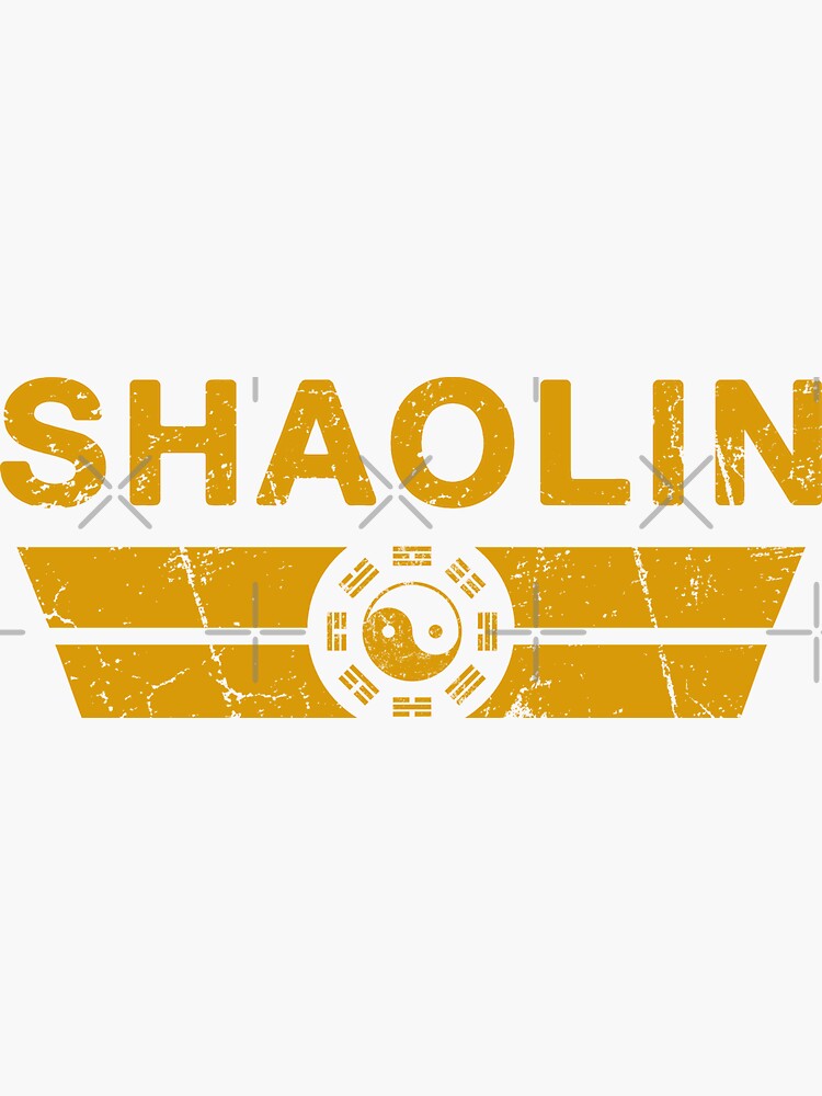 "Shaolin Temple China Kung Fu Martial Arts " Sticker for Sale by ...