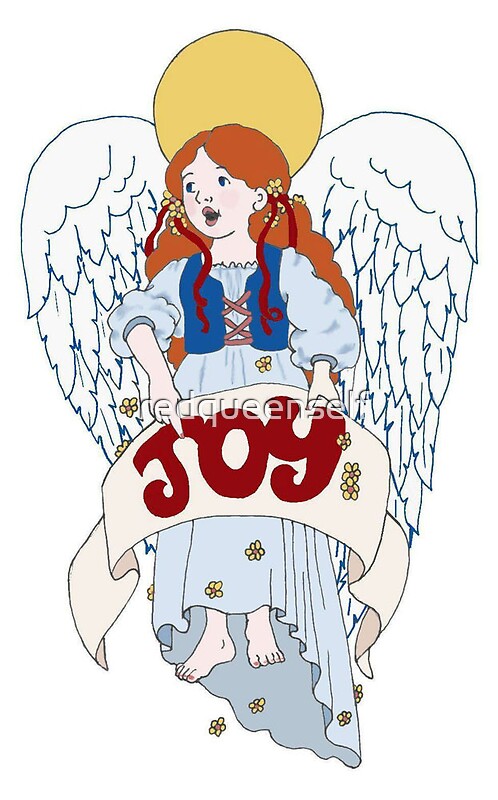 "Joyous Angel" by redqueenself | Redbubble