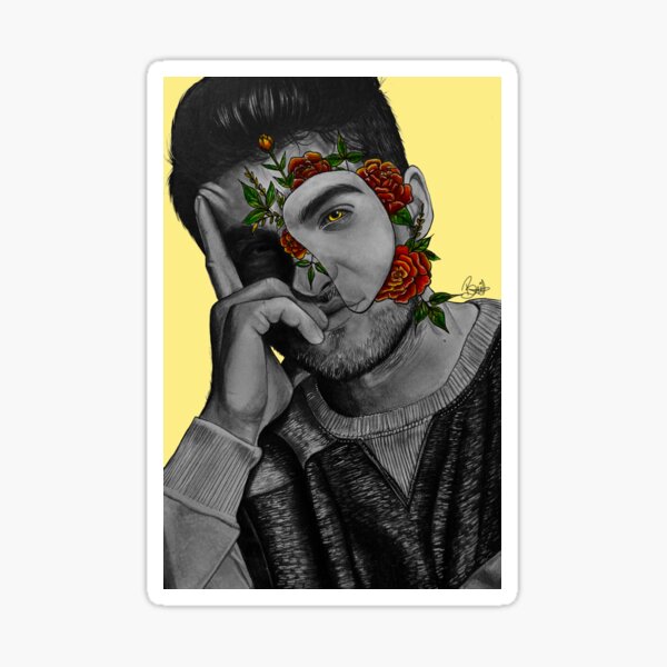 "Character duality" Sticker by Britdrawing | Redbubble