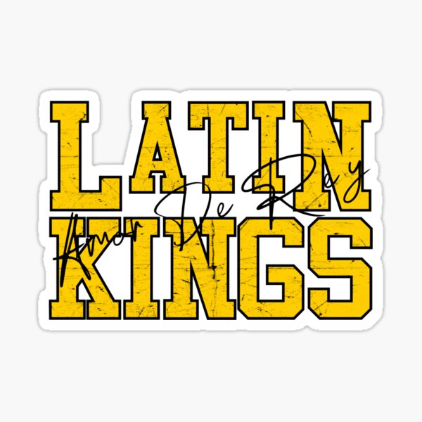 "Latin Kings Amor De Rey" Sticker for Sale by DIRTYDUNNZ | Redbubble
