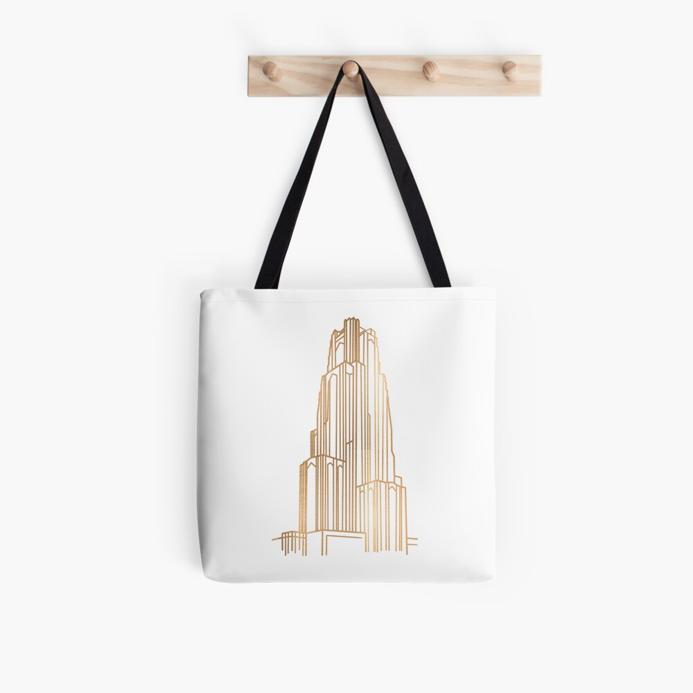 "Rose Gold Cathedral of Learning" Sticker for Sale by colorful-kitten ...