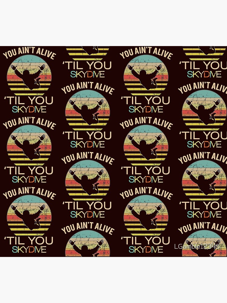 "Top Fun Ain't Alive Til You Skydive Gift Design" Socks for Sale by ...