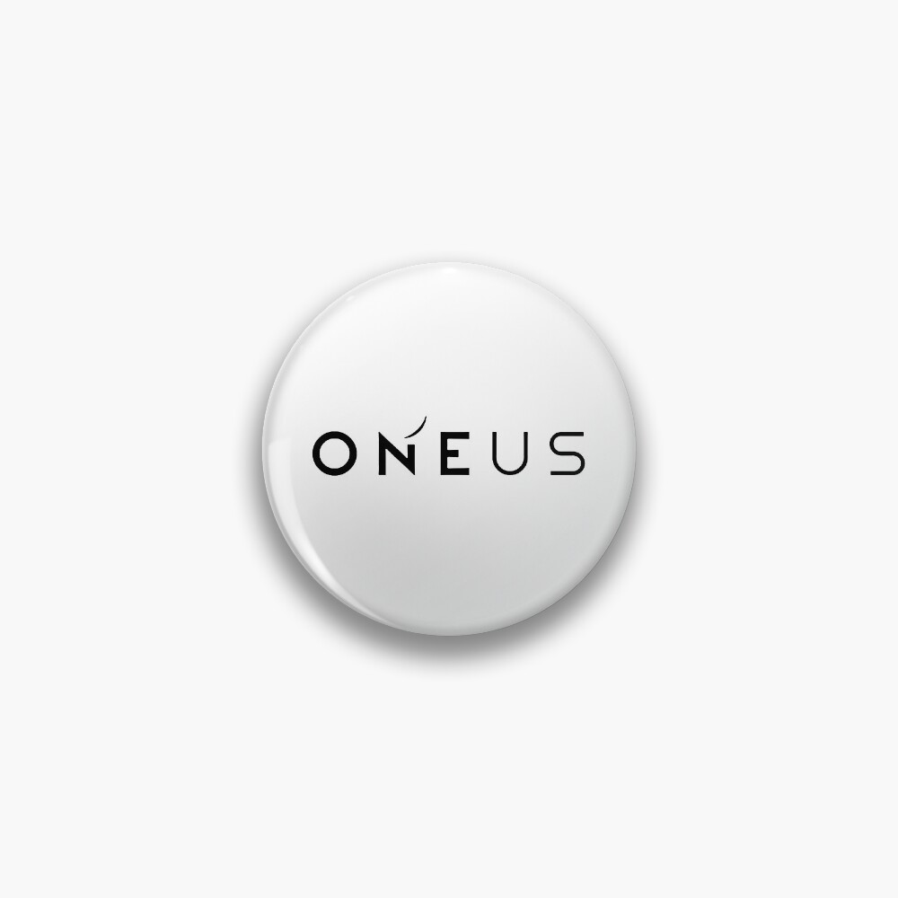 "ONEUS Logo (Black)" Pin by RoseHearts | Redbubble