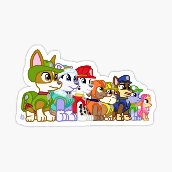 "PAW Patrol Reporting for Duty Ryder!" Sticker for Sale by ...